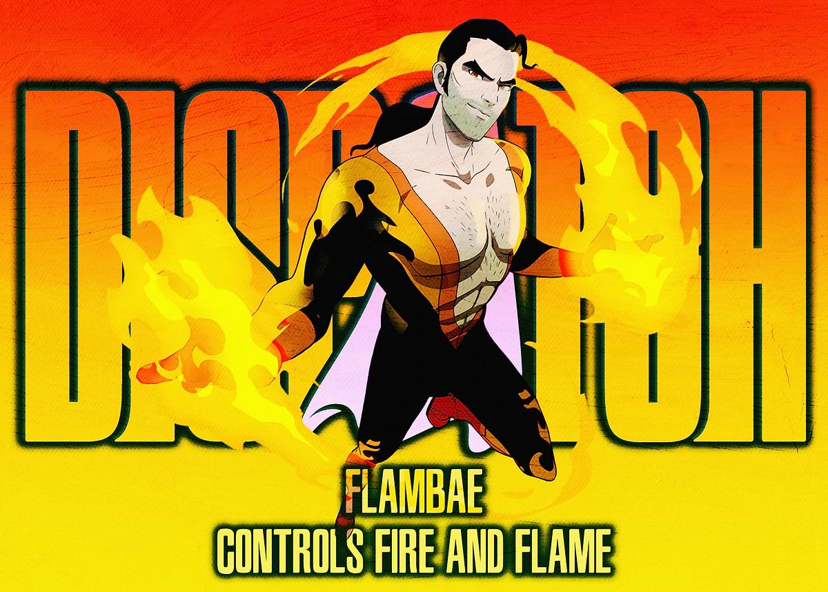 'Dispatch Flambae Fire and Flame Control' Poster, picture, metal print ...