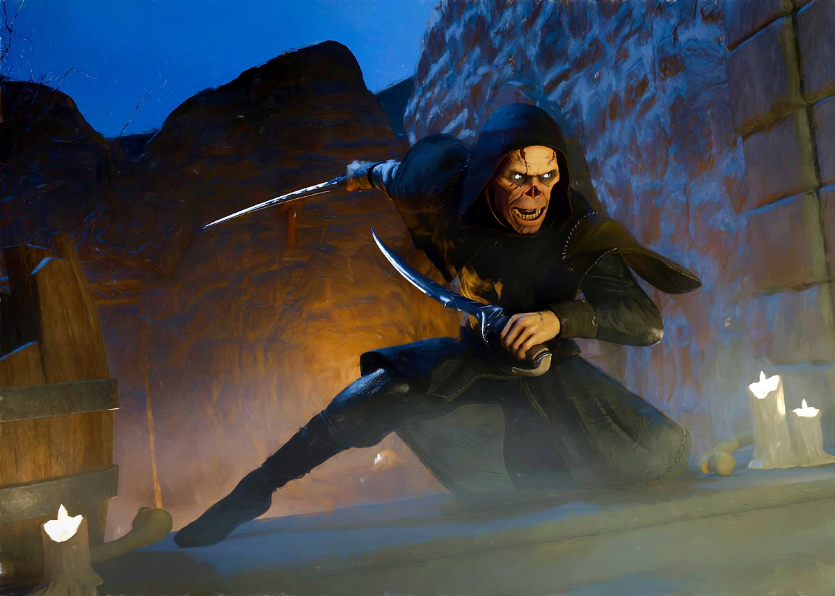 'Undead Assassin' Poster, picture, metal print, paint by UmbraLudus ...