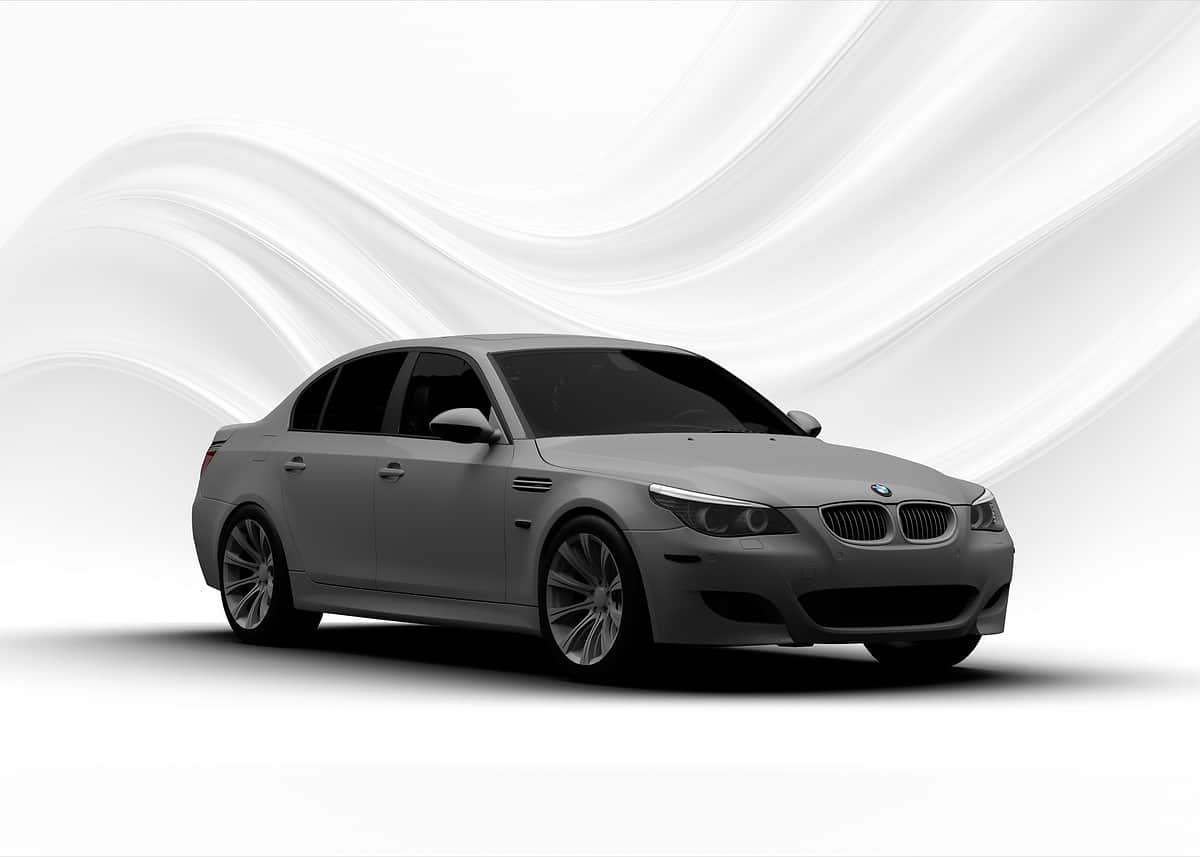 'Gray BMW M5 E60 Studio Shot' Poster, picture, metal print, paint by 21 ...