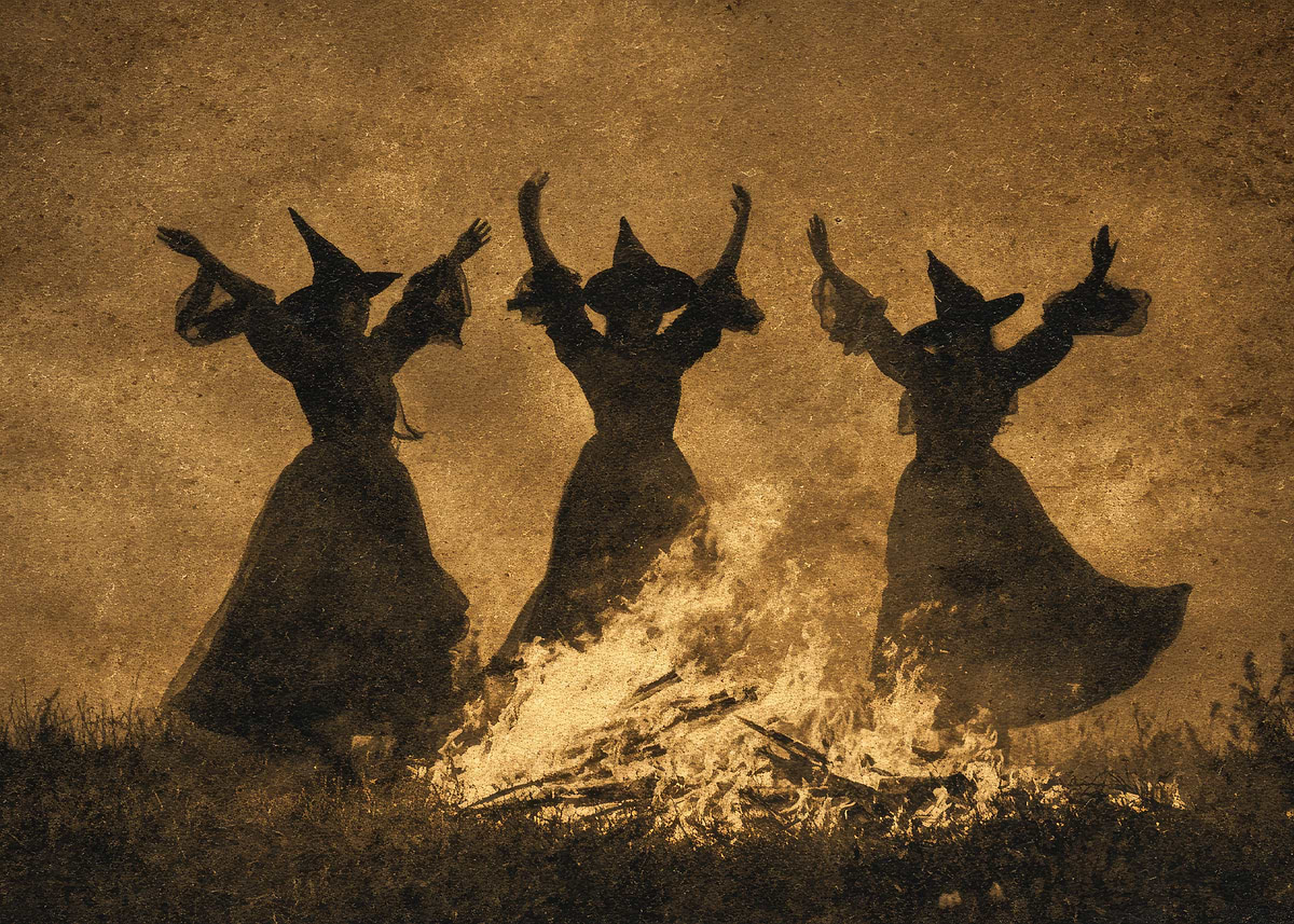 'Witching Hour Ritual' Poster, picture, metal print, paint by ...