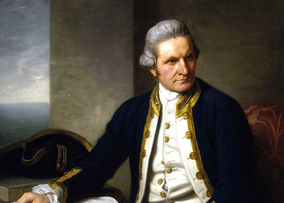 'Captain Cook Painting' Poster, picture, metal print, paint by ...