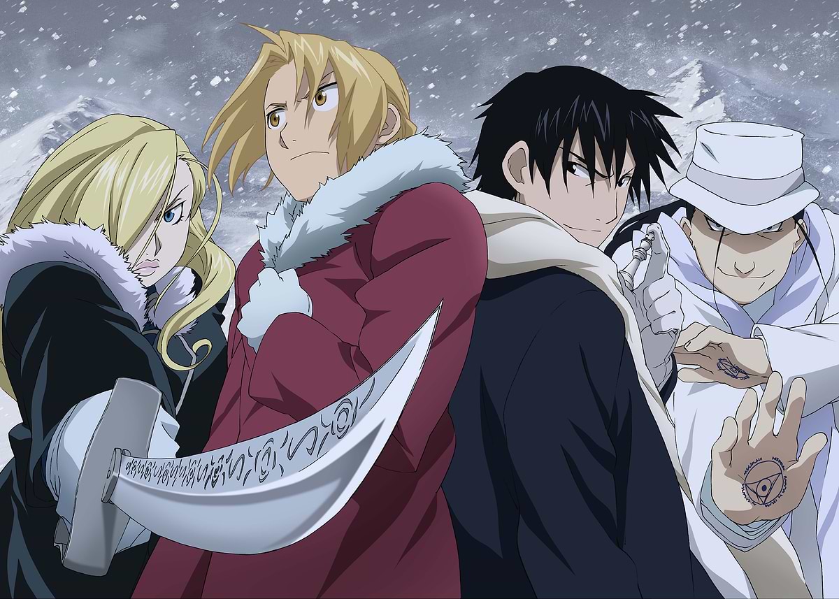 'Alchemists and Warriors in Snow' Poster, picture, metal print, paint ...