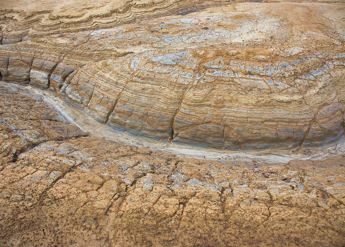 'Layered Rock Formation' Poster, picture, metal print, paint by ...