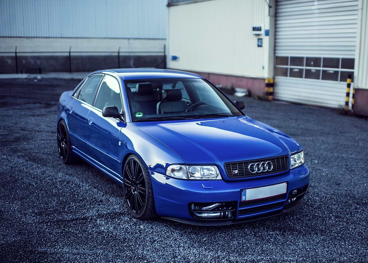'Blue Audi S4 B5' Poster, picture, metal print, paint by Misya Vad ...