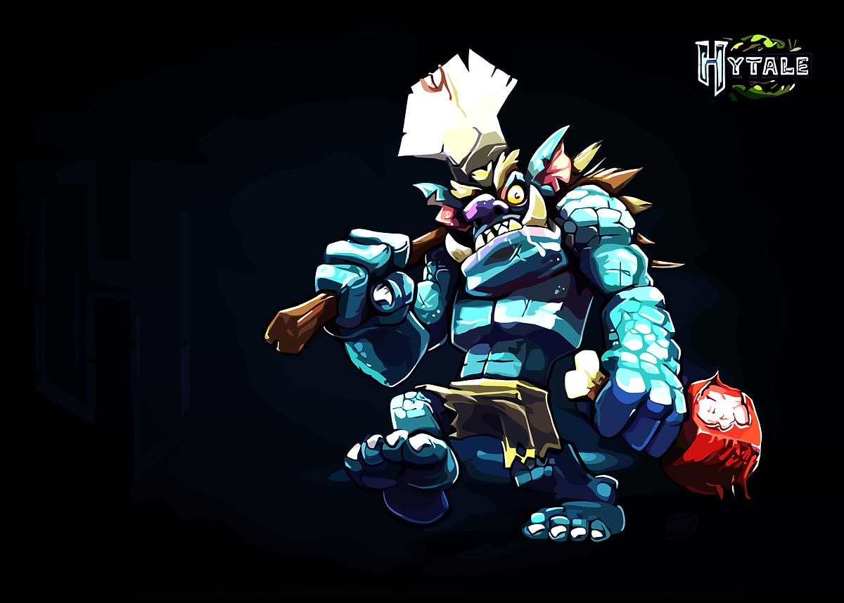 'Hytale Monster Character Illustration' Poster, picture, metal print ...