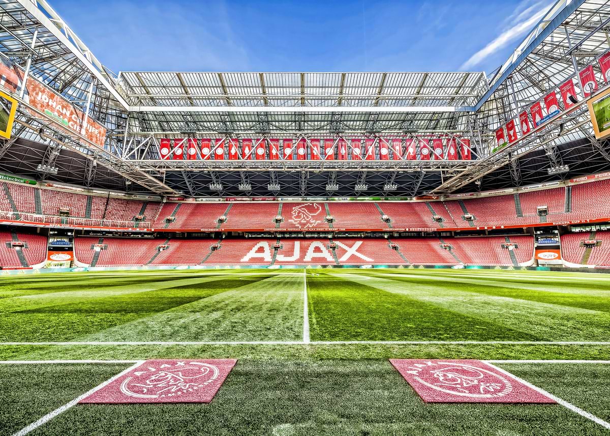 'Ajax Stadium Interior View' Poster, picture, metal print, paint by ...