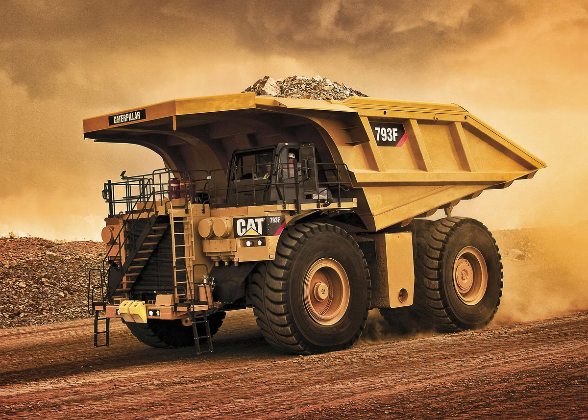 'Caterpillar 793F Mining Truck' Poster, picture, metal print, paint by ...