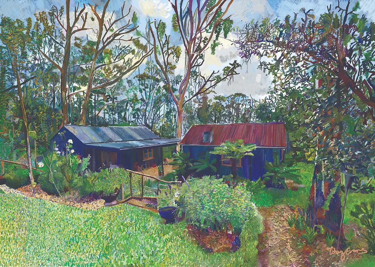'Blackheath, Blue Mountains Garden scape' Poster, picture, metal print ...
