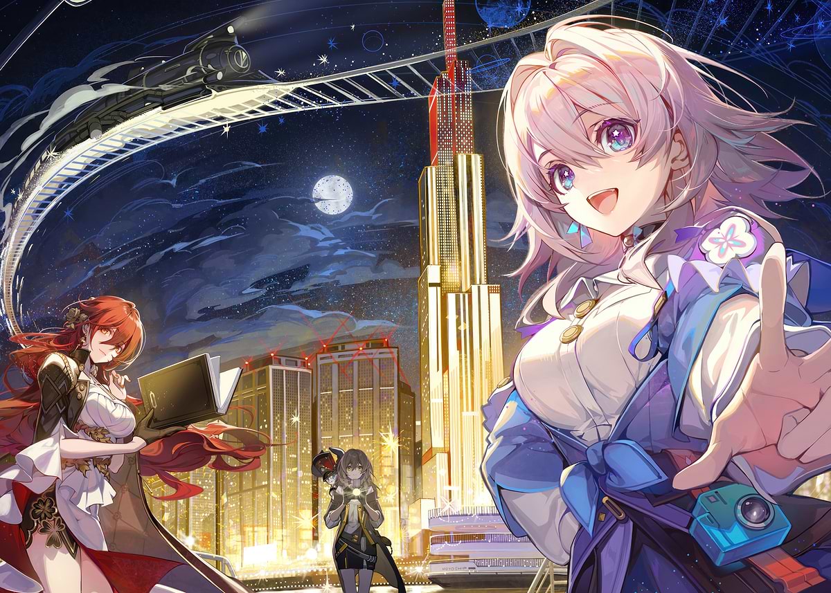 'Honkai Star Rail March 7th Himeko' Poster, picture, metal print, paint ...