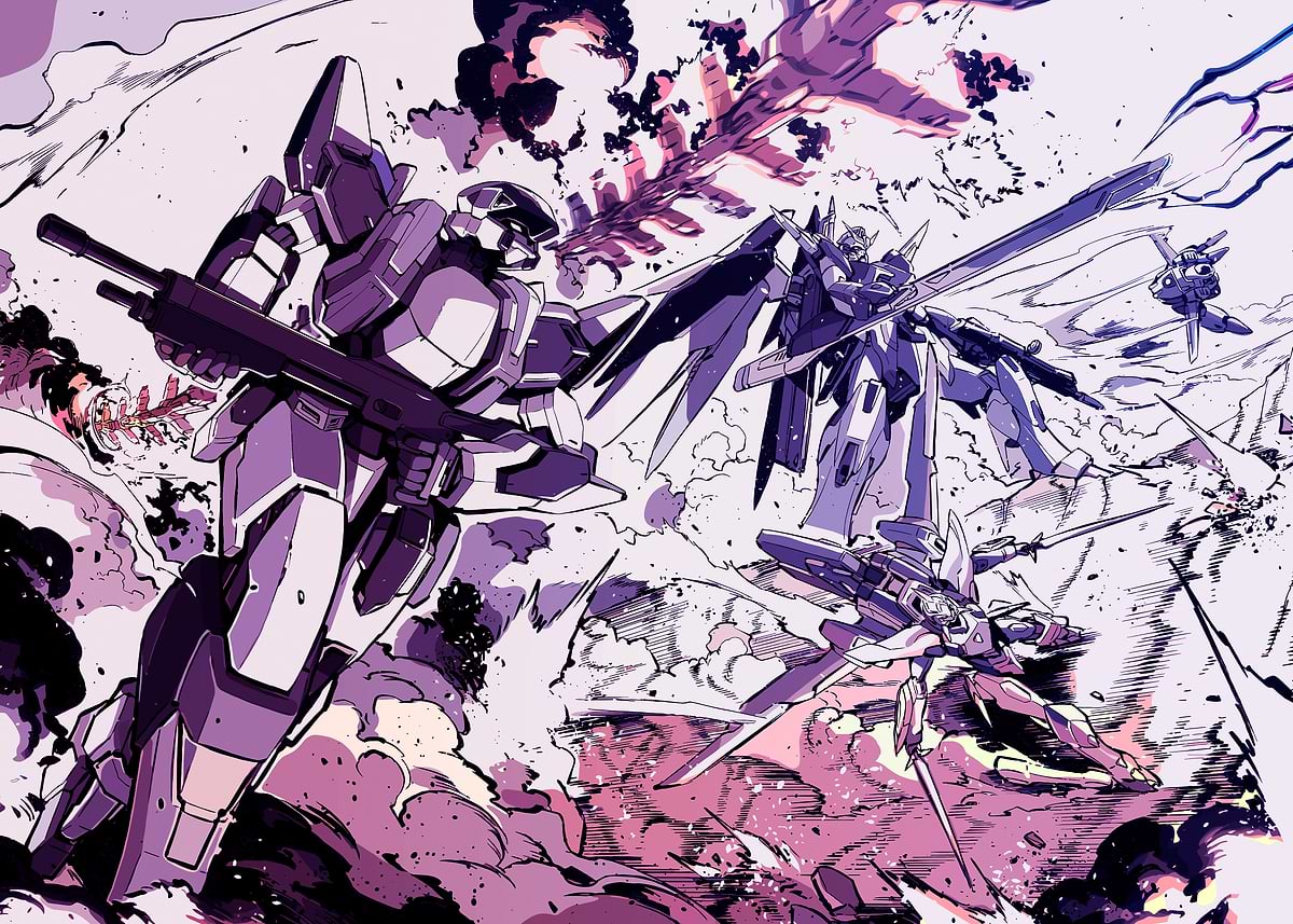 'full metal panic story' Poster, picture, metal print, paint by Shieru | Displate