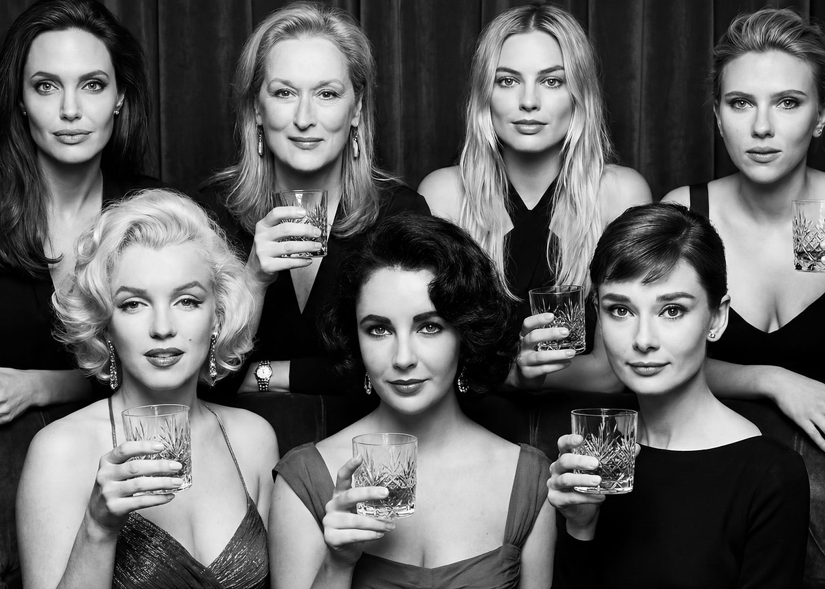 'Hollywood Legends Actresses ' Poster, picture, metal print, paint by ...