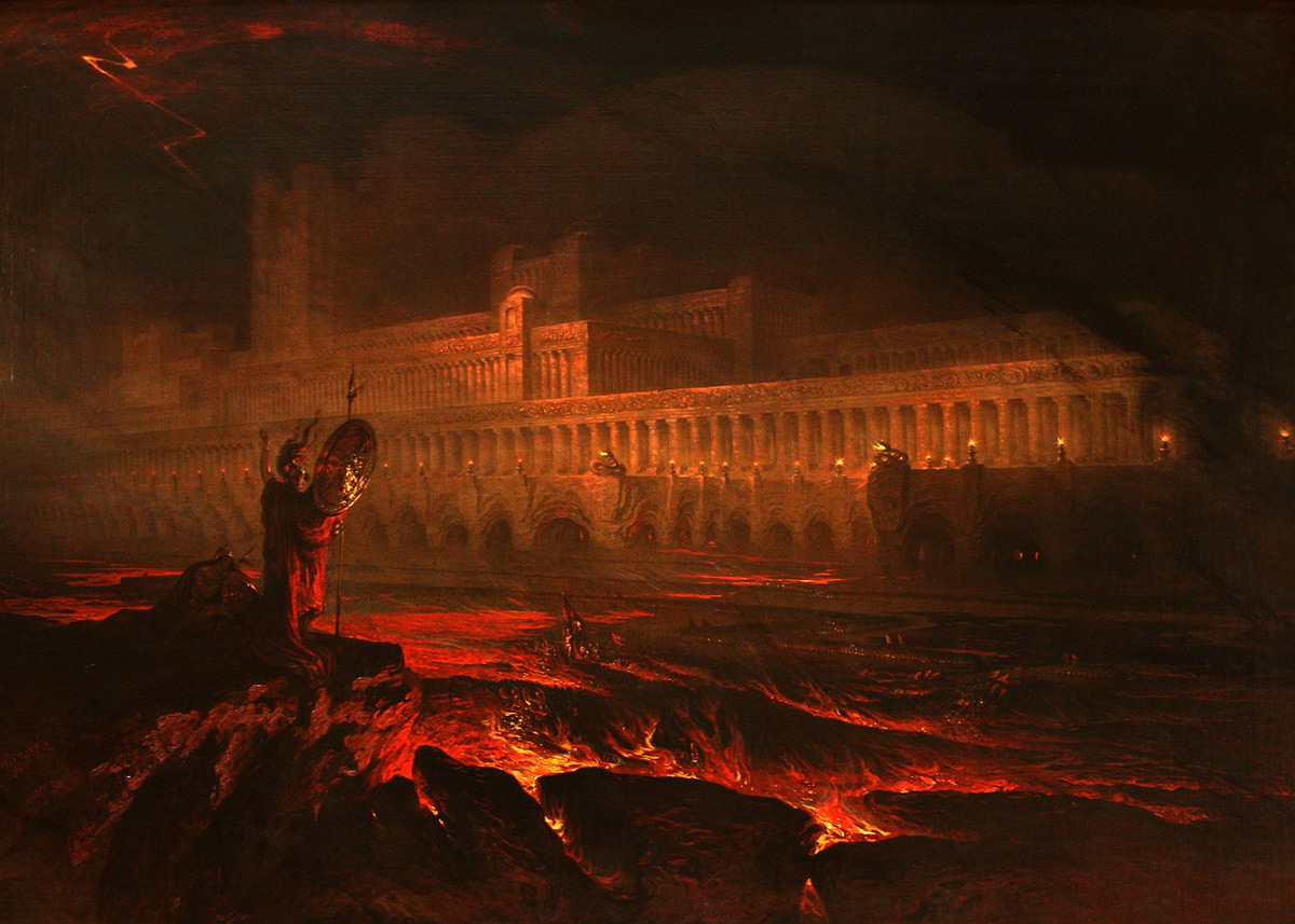 'Pandemonium by John Martin' Poster, picture, metal print, paint by ...
