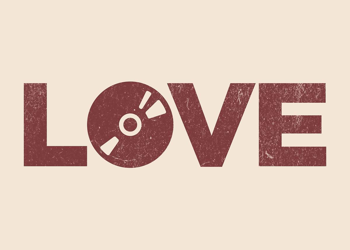 'LOVE CDs Compact Disc Collector Music Lover Nostalgia' Poster, picture ...