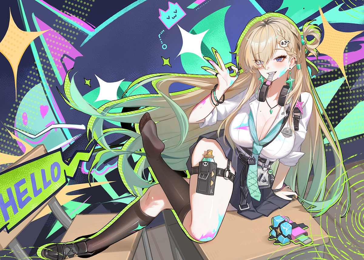 'Lynae Wuthering Waves' Poster, picture, metal print, paint by Glade ...