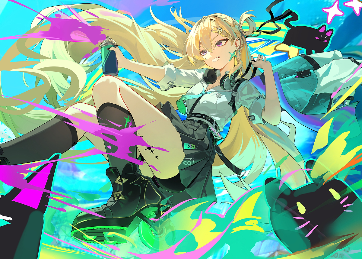 'Lynae Wuthering Waves' Poster, picture, metal print, paint by Glade ...