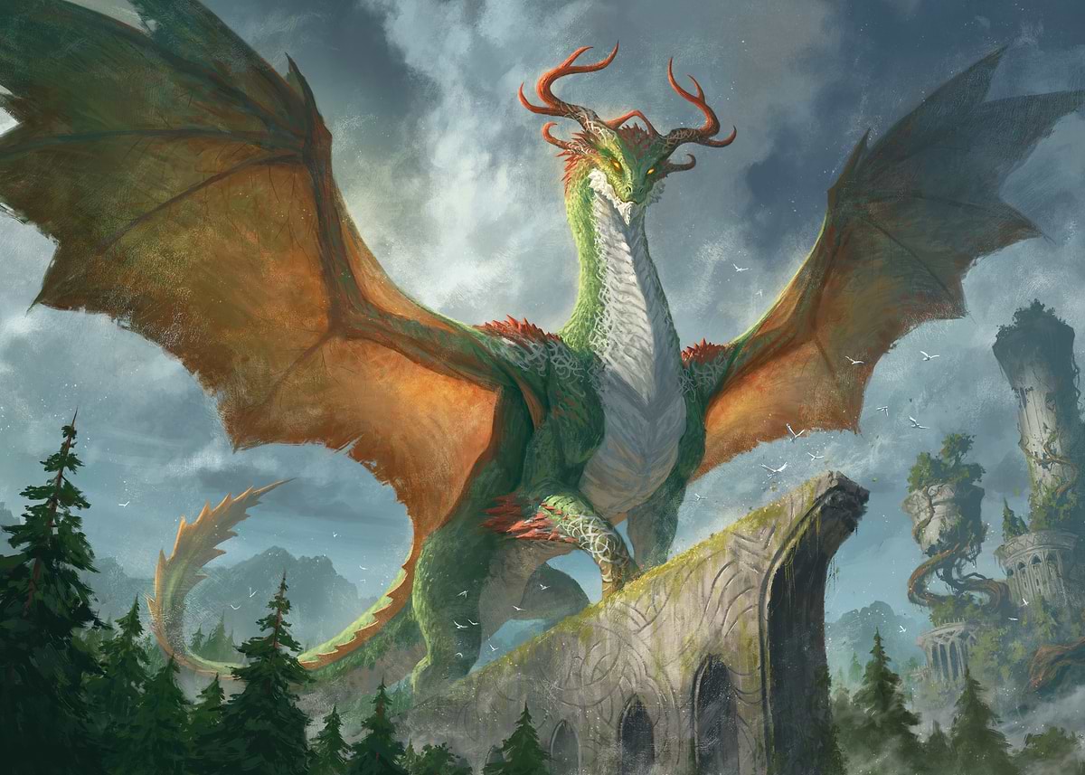 'Spirit Dragon' Poster, picture, metal print, paint by Dungeons and ...