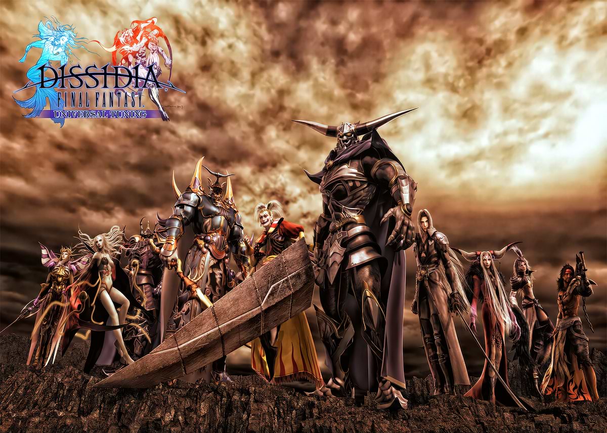 'Dissidia Final Fantasy Villains' Poster, picture, metal print, paint ...