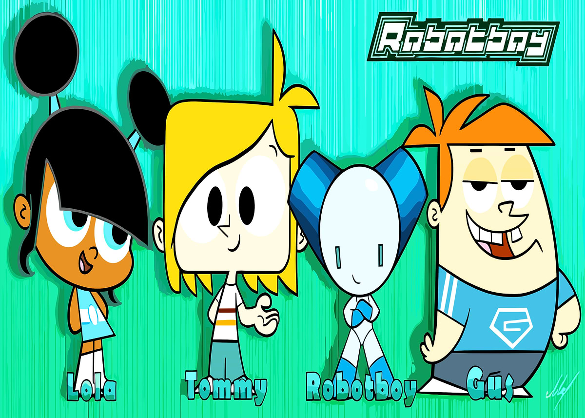 'Robotboy and Friends' Poster, picture, metal print, paint by alensya ...