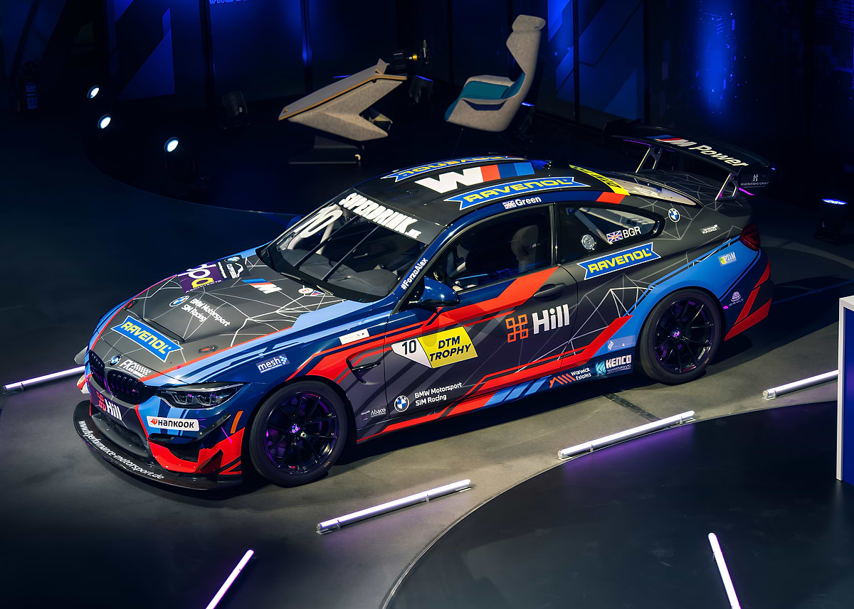 'BMW M Power DTM Trophy Race Car' Poster, picture, metal print, paint ...