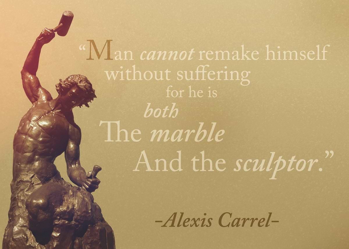 'Sculptor Remaking Himself' Poster, picture, metal print, paint by ...