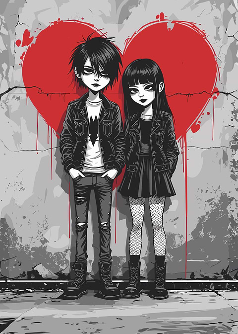 Emo Posters Online - Shop Unique Metal Prints, Pictures, Paintings ...