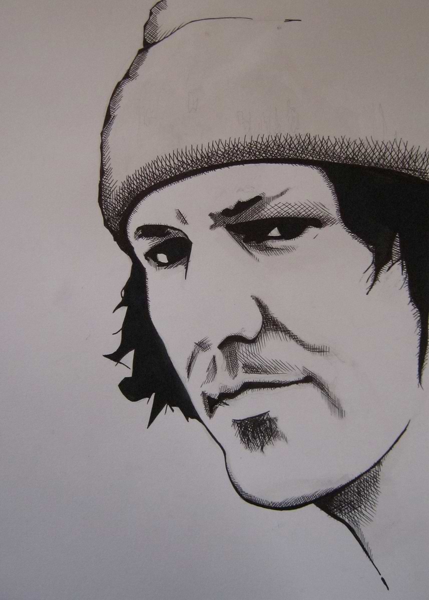 'portrait of Elliott Smith' Poster, picture, metal print, paint by ...