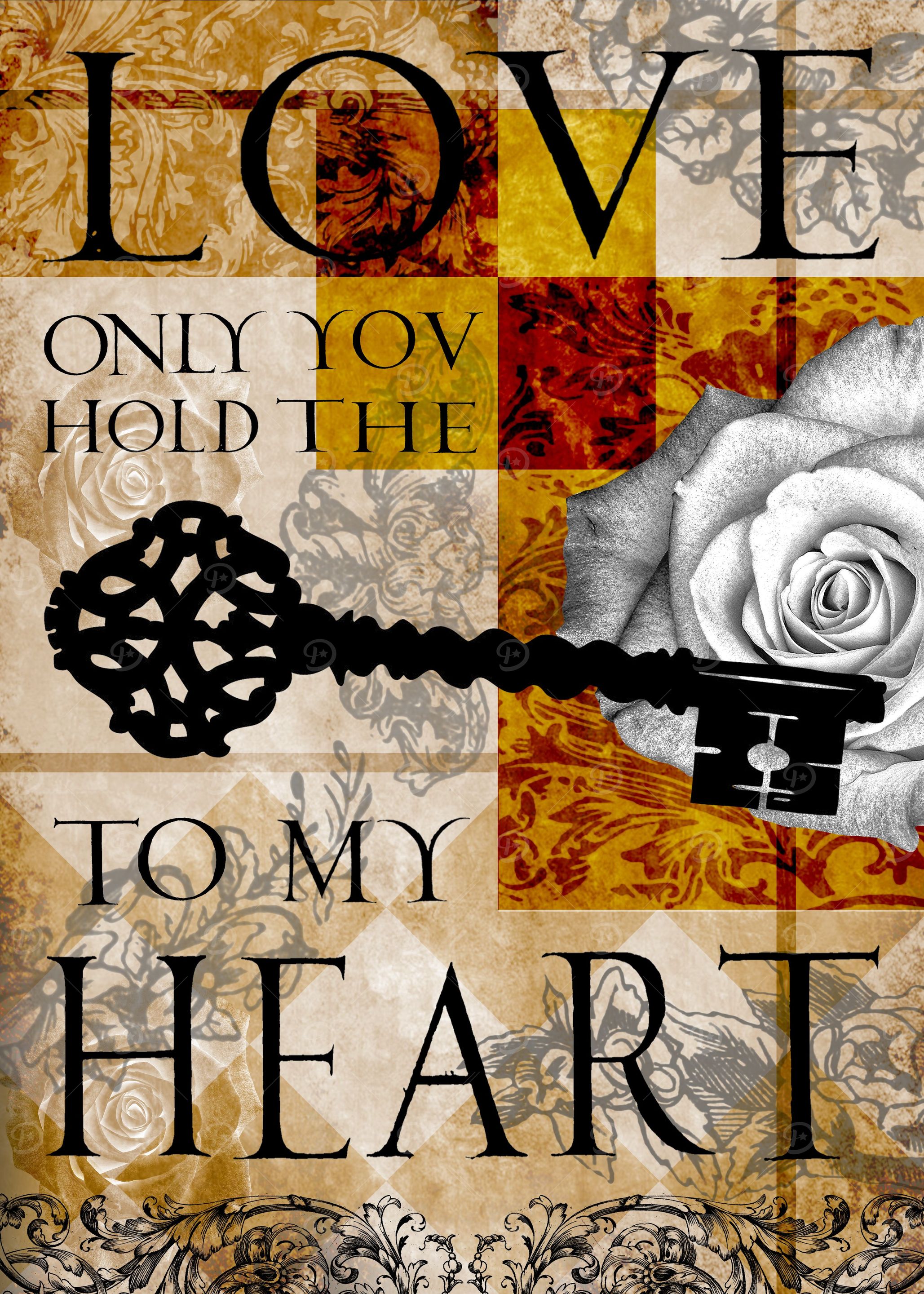 'Only You' Poster, picture, metal print, paint by Diogo Verissimo ...