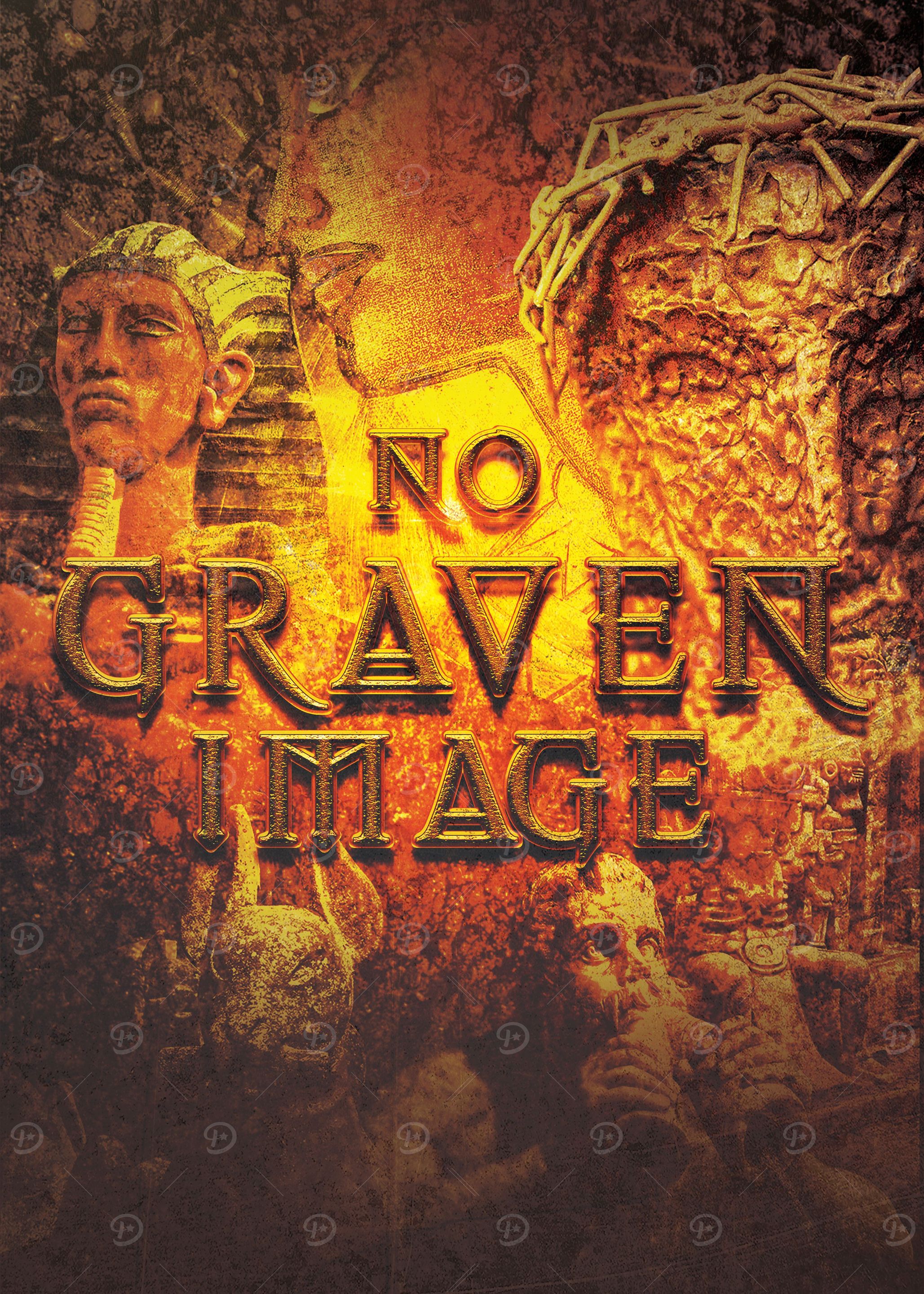 'Commandment 2 - No Graven Image' Poster, picture, metal print, paint ...