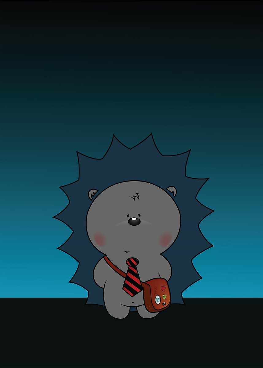 'Nigel the Hedgehog' Poster, picture, metal print, paint by mangulica ...