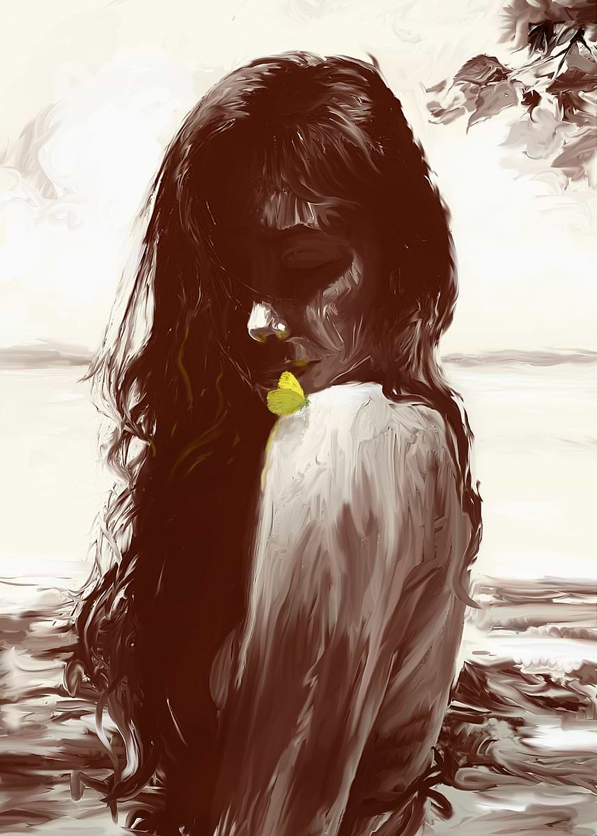 'Hi!' Poster, picture, metal print, paint by Shielo Duterte | Displate