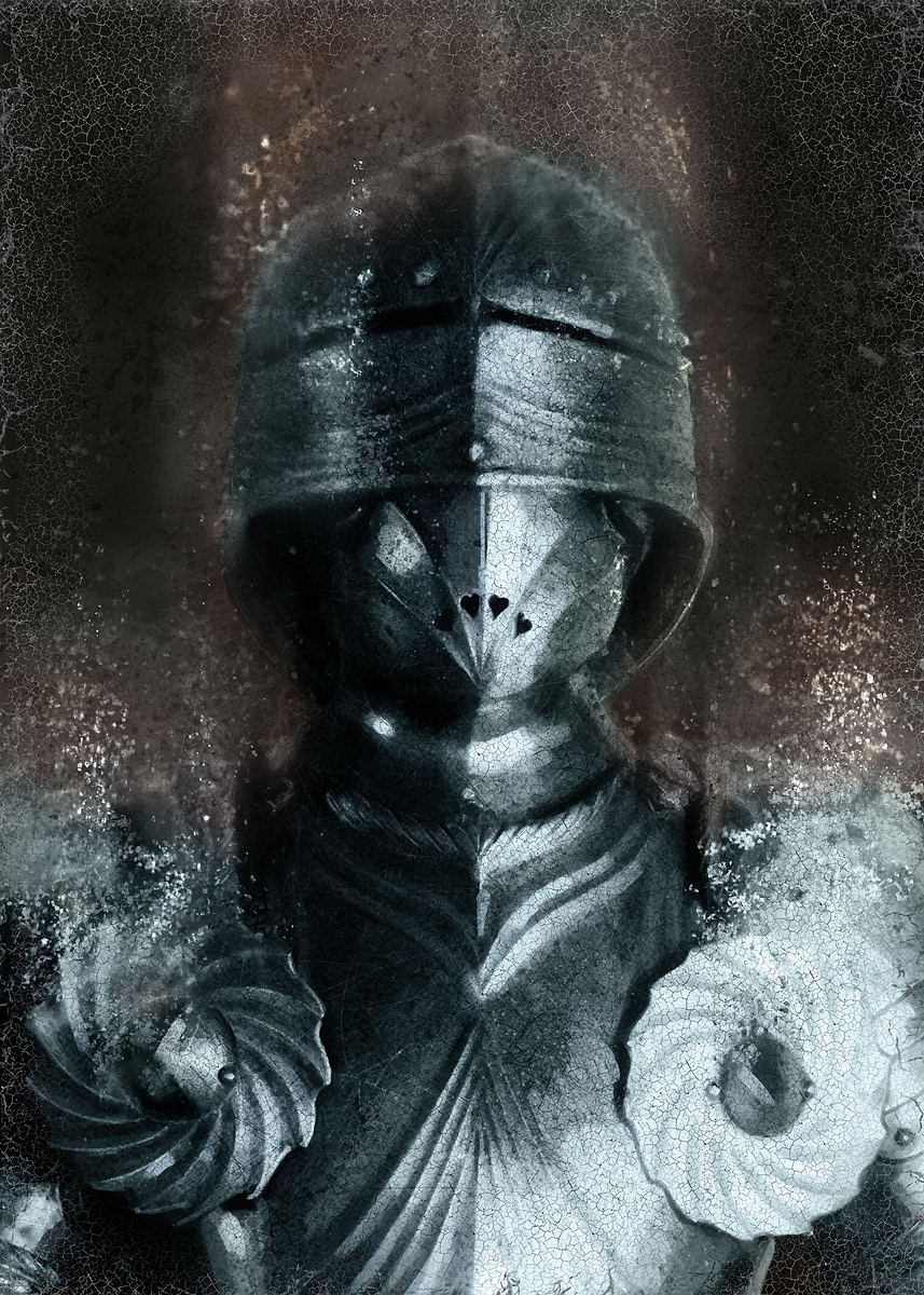 'German Gothic Knight' Poster, picture, metal print, paint by Eva Nev ...