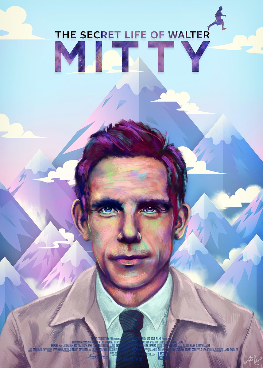 'Walter Mitty This poster is an artwork i've created as ... ' Poster ...