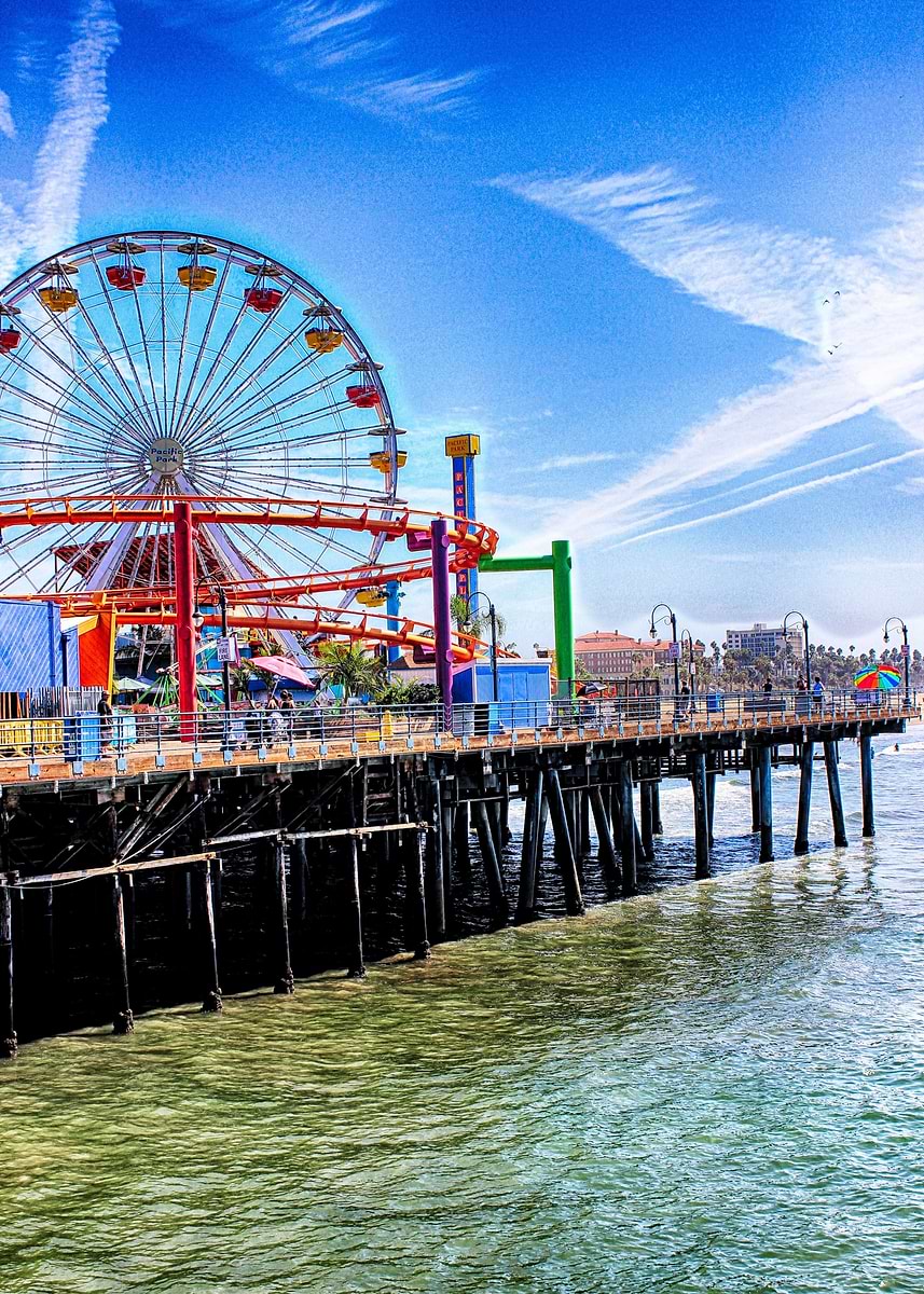 'The Ferris Wheel' Poster, picture, metal print, paint by Karol ...