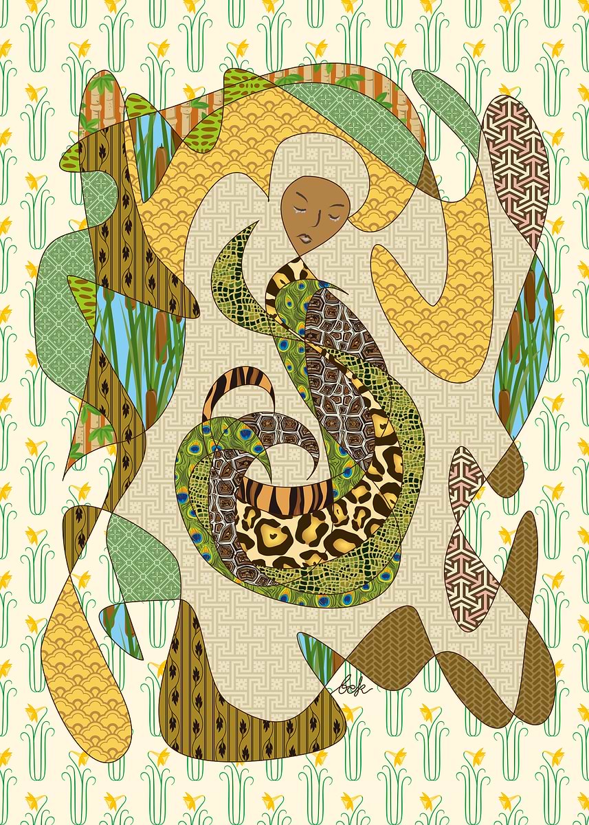 'Mother Earth Abstract Illustration Animal Patterns - My ... ' Poster ...