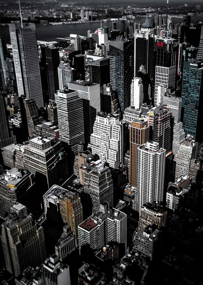 'Boxes of Manhattan' Poster, picture, metal print, paint by Nicklas ...