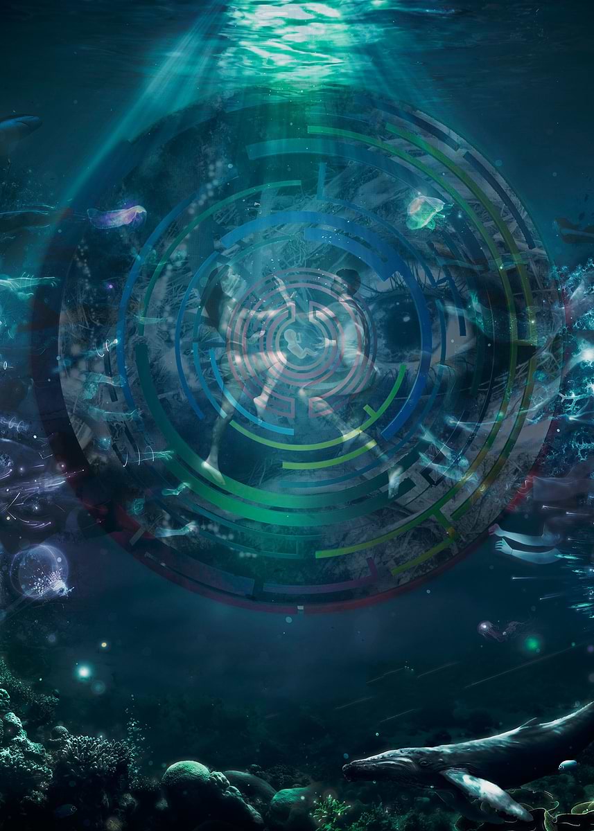 'Pendulum' Poster, picture, metal print, paint by Alex Oas | Displate