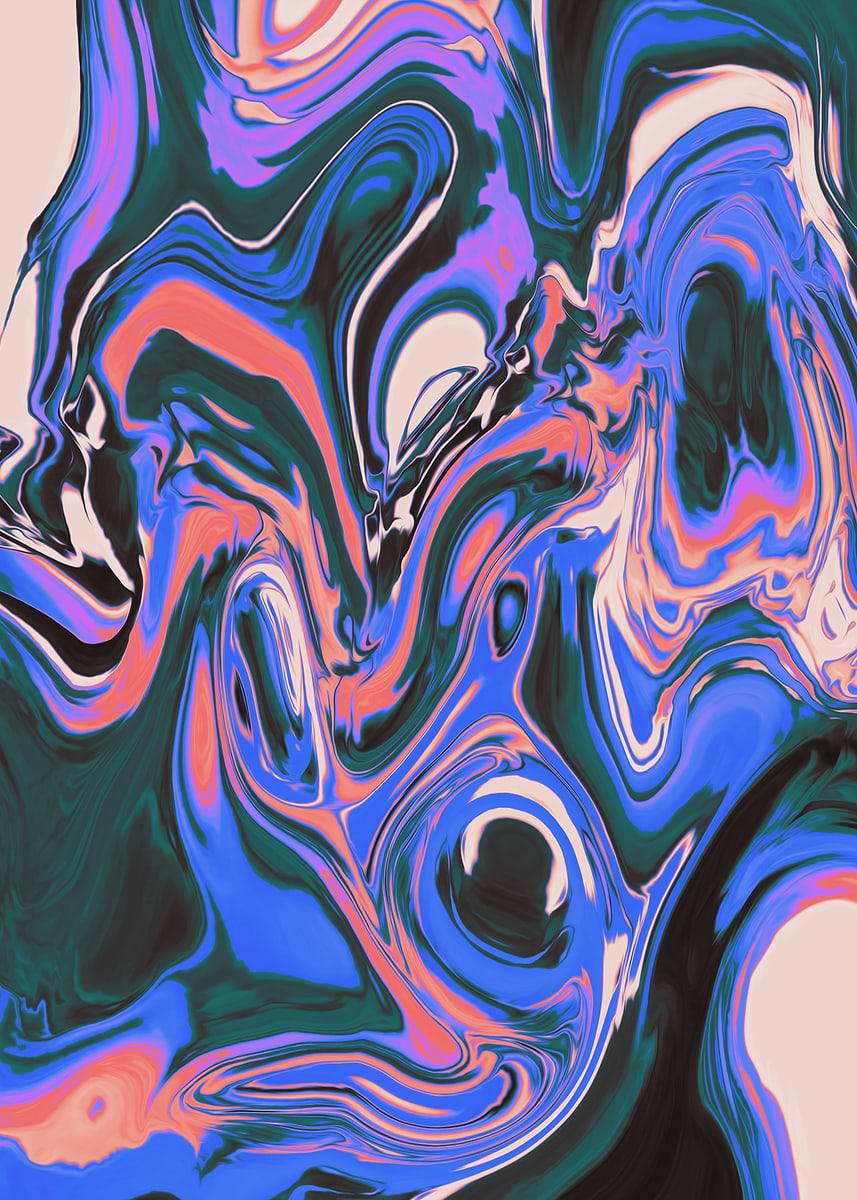 'Twes' Poster, picture, metal print, paint by Dorian Legret | Displate