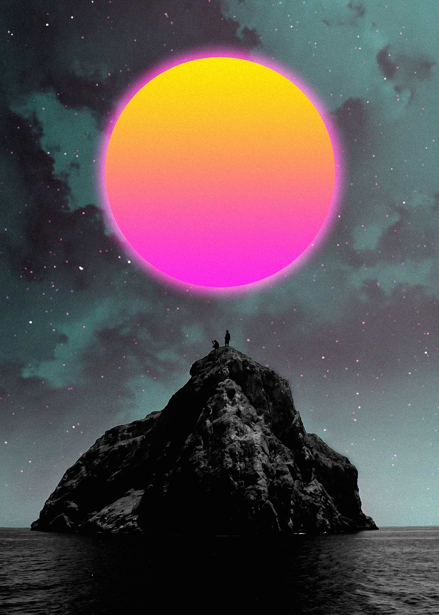 'Xoc' Poster, picture, metal print, paint by Dorian Legret | Displate