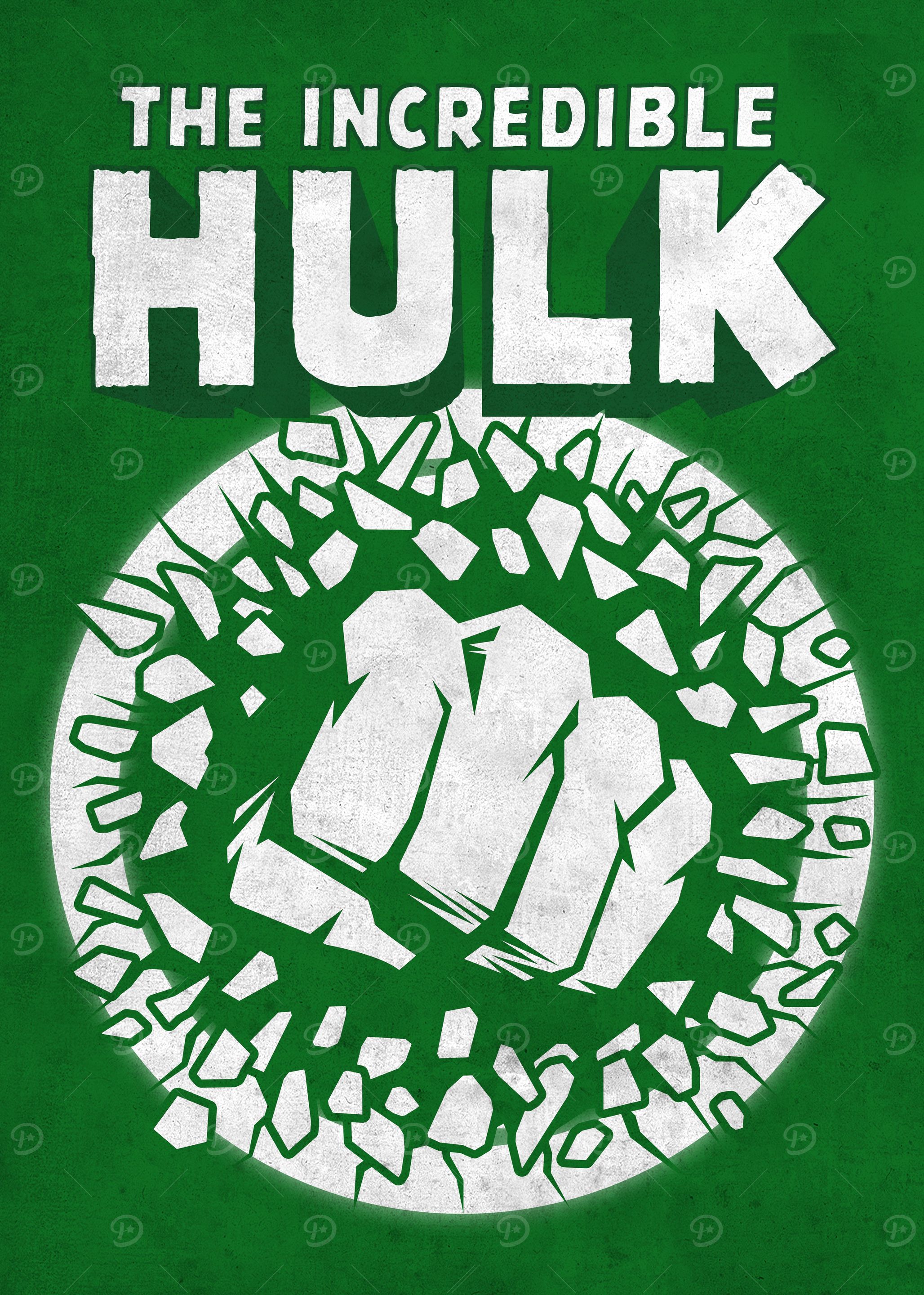 'Hulk' Poster, picture, metal print, paint by Marvel | Displate