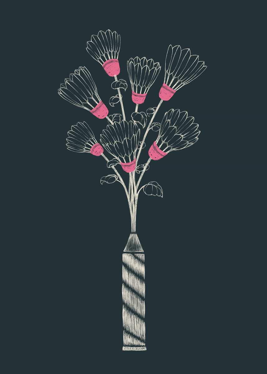 'Badflower' Poster, picture, metal print, paint by Flintskyy | Displate