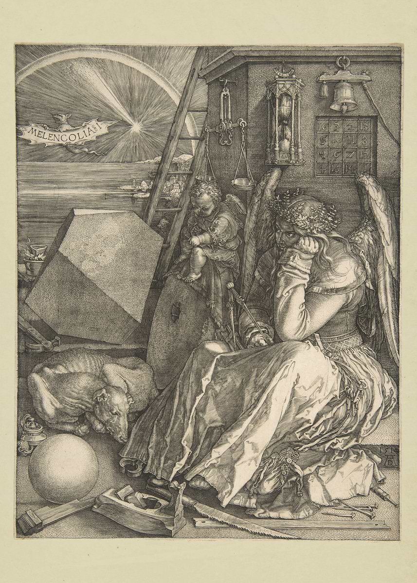 'Albrecht Dürer - Melencolia I, 1514, engraving; Collec ... ' Poster ...