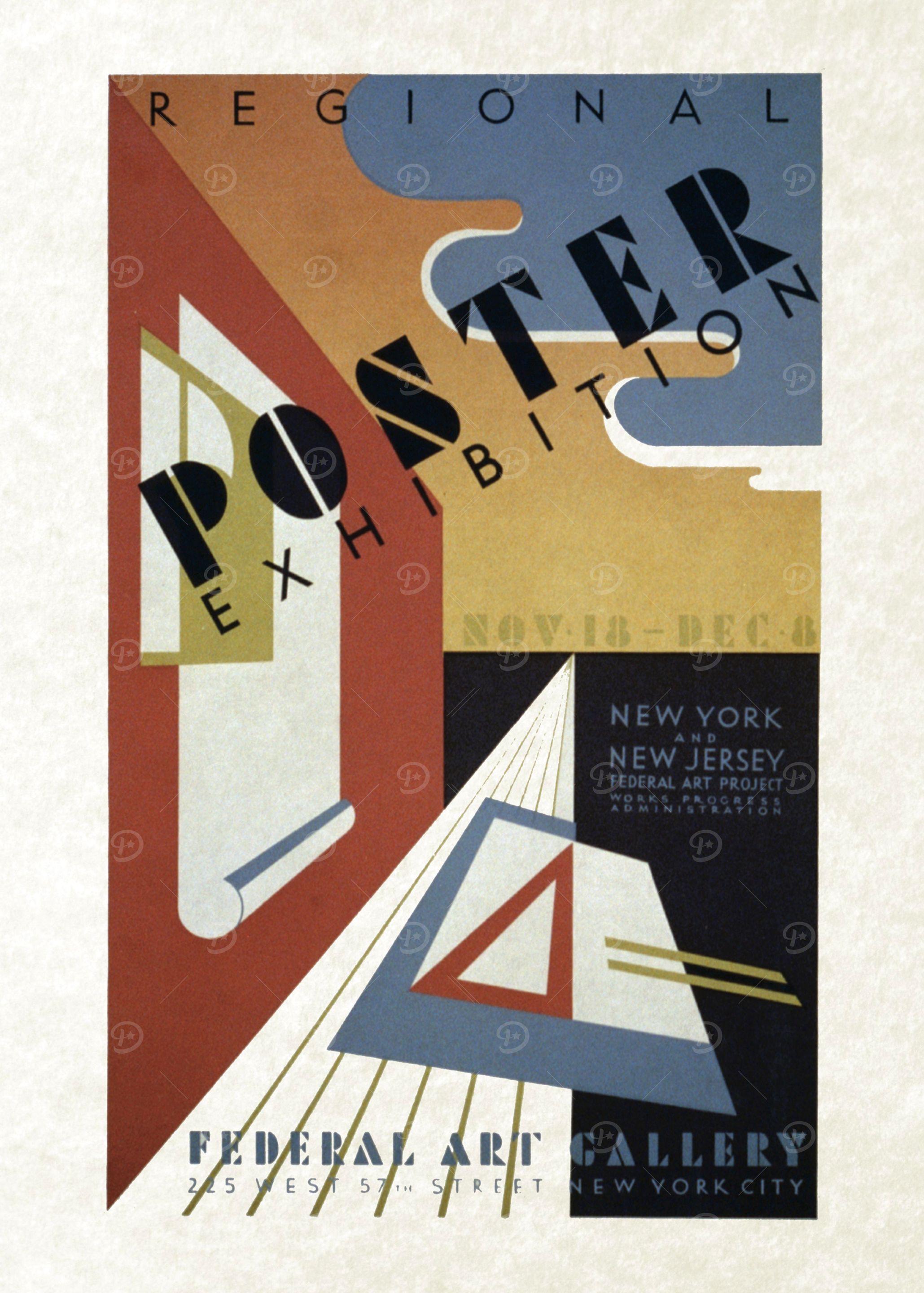 'Vintage Art&Design Poster' Poster, picture, metal print, paint by Fine ...
