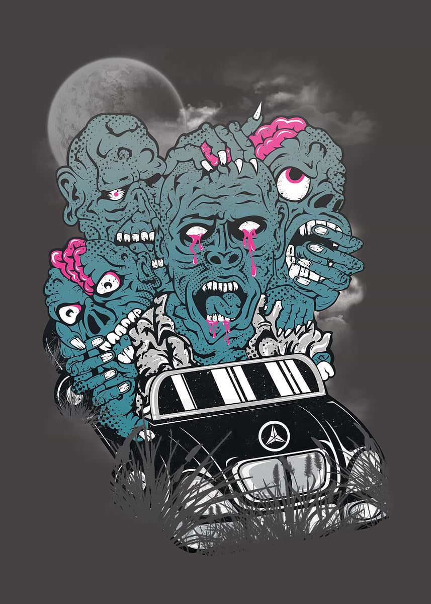 'Joy Ride' Poster, picture, metal print, paint by Rael Mitchel Dosdos ...