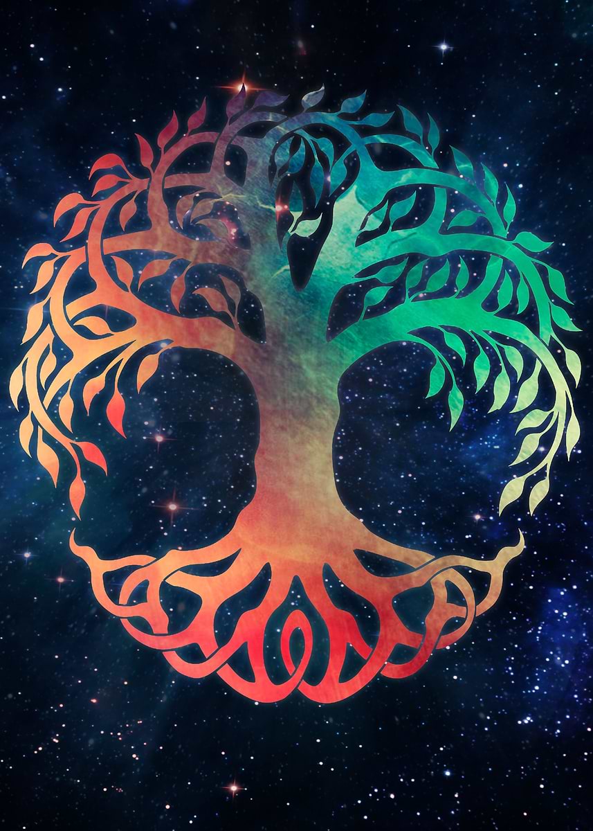 'Tree of life - Árbol de la' Poster, picture, metal print, paint by ...