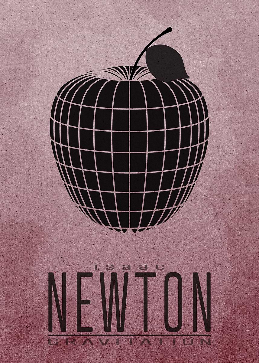 'Isaac Newton' Poster, picture, metal print, paint by Nerdiful Art ...