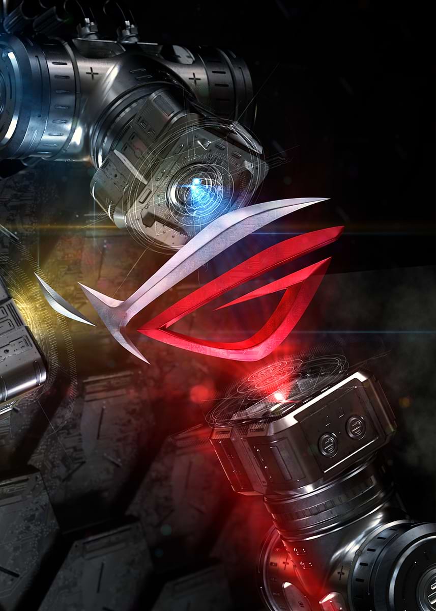 'asus gaming rog' Poster, picture, metal print, paint by Mdisplate Art ...