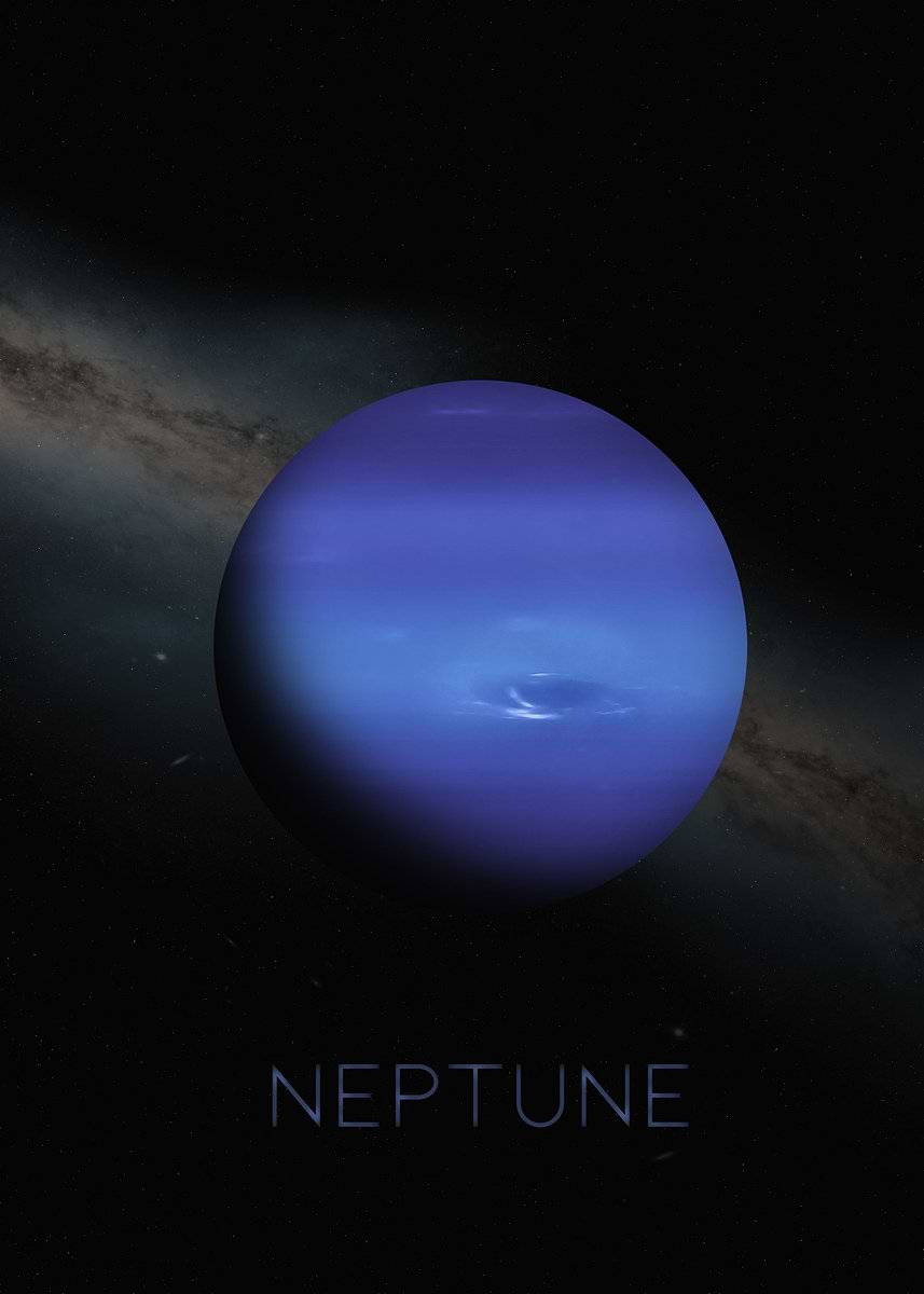 'Neptune' Poster, picture, metal print, paint by Viktor Markstedt ...
