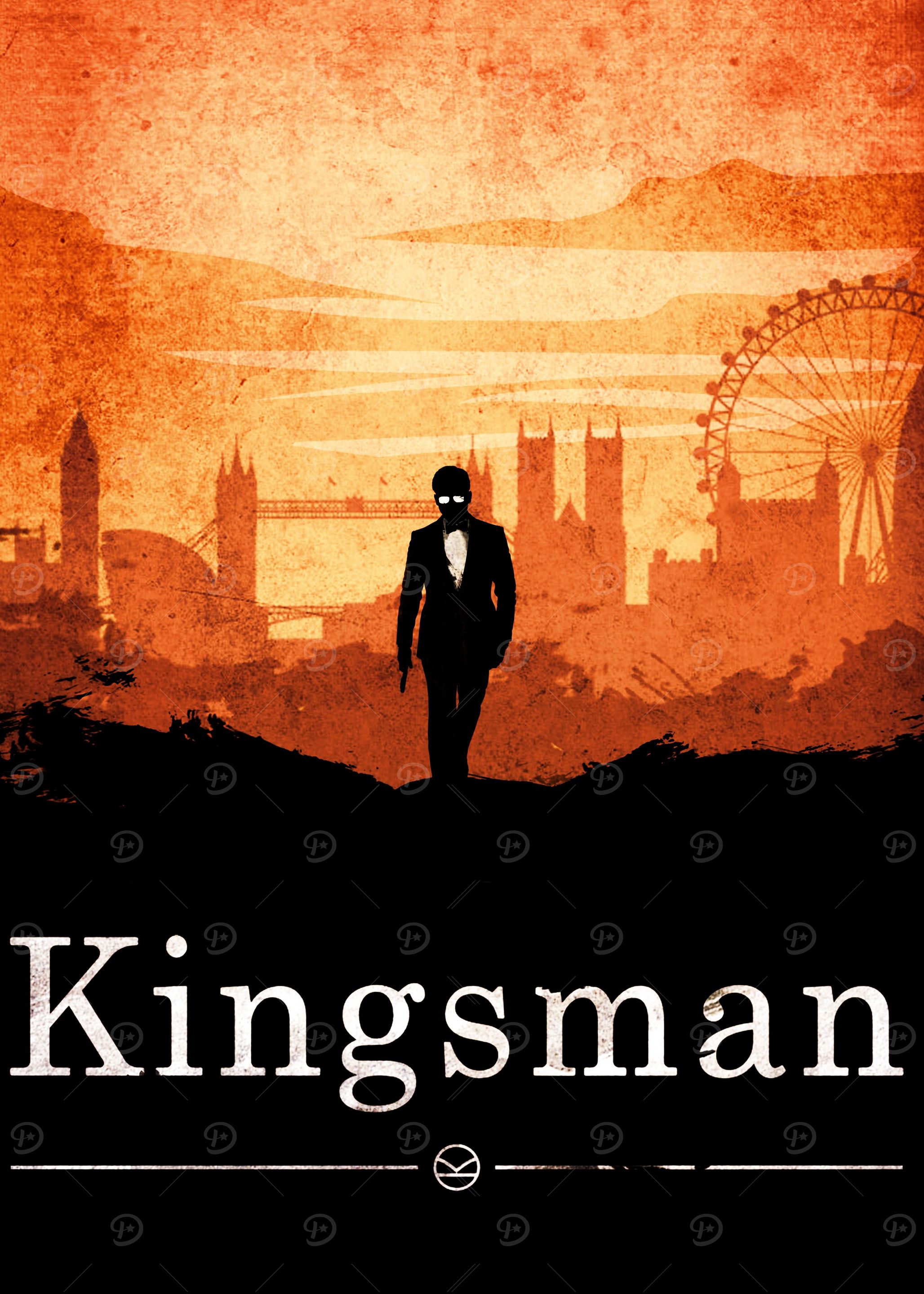 'Kingsman' Poster, picture, metal print, paint by anm diz | Displate