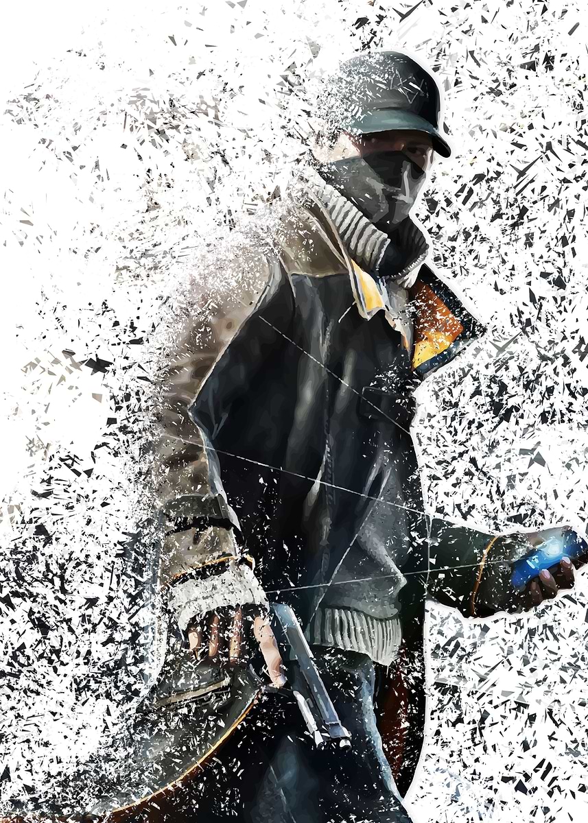 'Watchdog' Poster, picture, metal print, paint by Leonard Mendoza ...