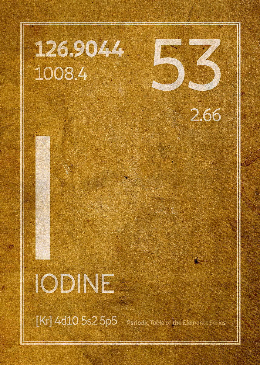 Iodine Number On The Periodic Table